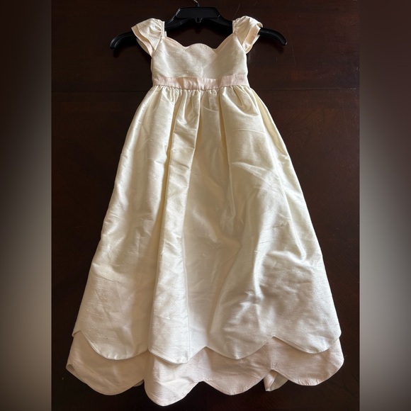 Biscotti | Dresses | Biscotti Collezion Cream Silk Dress | Poshmark